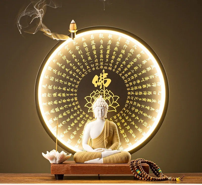 Modern LED Buddha Statue For Decoration Online Shop - Lixra.com