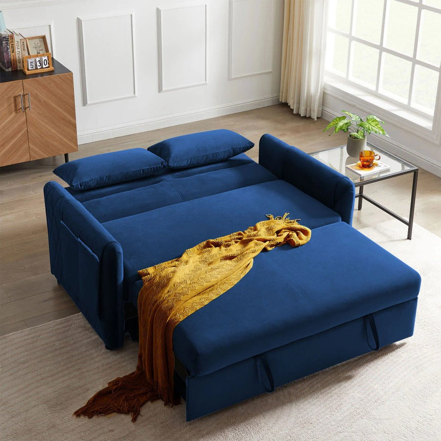 Modern Multi-Purpose Velvet Sofa Bed - Lixra.com
