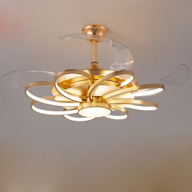 Modern Decorative Ceiling-Fan with Light - Lixra.com