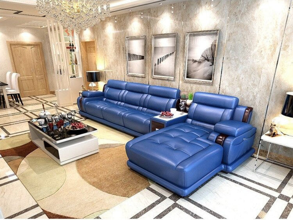 Palatial Leather Sectional Sofa - Lixra.com