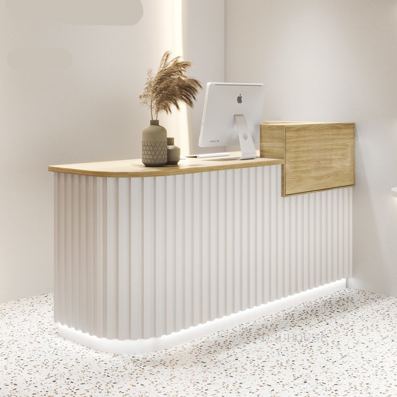 Wooden Top Office Reception Desk: Modern & Durable - Lixra.com