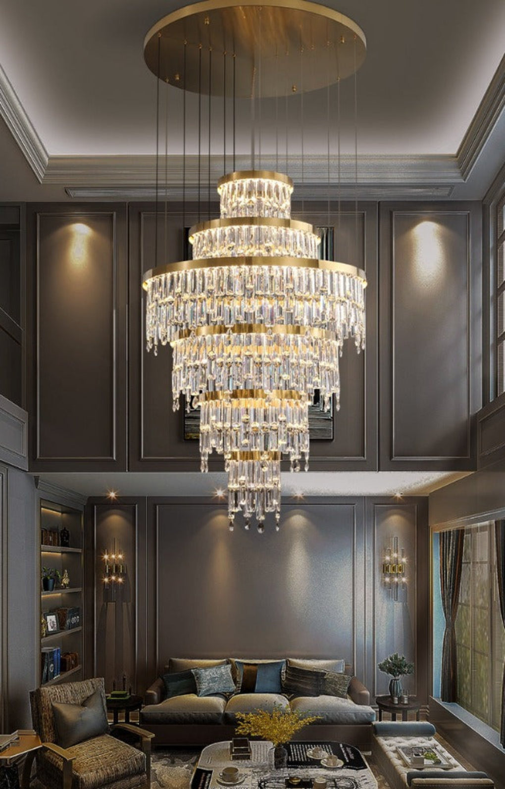 Modern Endearing Lustrous Crystal Opulent Chandelier - Lixra.com