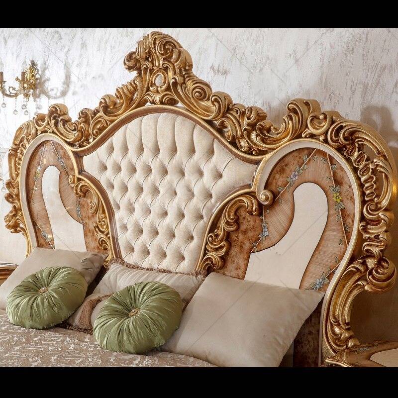 European Wooden Handcrafted Milan Fabric Bed - Lixra.com